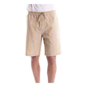 Paolo Pecora Homme, Shorts, Beige, Taille: L Cotton Bermuda Shorts