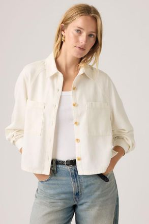 Levi's Tini Utility Shirt langarm - Damen - Weiß / Weiß