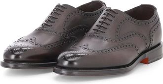 Santoni Homme, Chaussures, Brun, Taille: 44 1/2 EU Chaussure &agrave; lacets