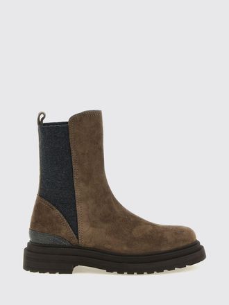 Brunello Cucinelli Bottes Femme couleur Marron