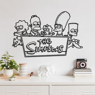 Hanah Home Stylish Black Decorative Metal Wall Accessory, 62 x 40 cm | 100% Metal, 1.5 mm Thickness | Perfect for Modern Home Decor & Unique Wall Art