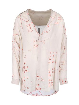 Rick Owens Hemd Aus Viskose