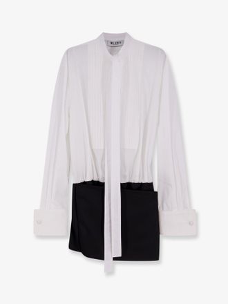 The Attico Black/White mini dress - THE ATTICO - gender_Woman