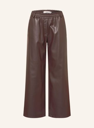 Brax Brax Culotte Maine In Lederoptik braun