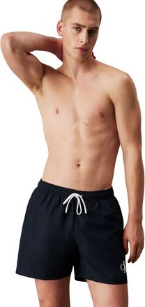 Calvin Klein Herren Badehose Medium Drawstring mit Logo, Blau (Dark Sapphire), 6XL
