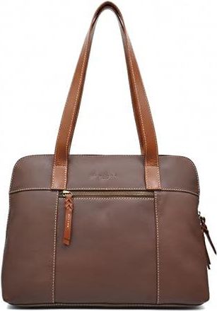 Zerimar | Sac &agrave; main en cuir v&eacute;ritable pour femme, style d&eacute;contract&eacute; | Sac &agrave; main en cuir naturel pour femme avec plusieurs compartiments | Id&eacute;al au quotidien