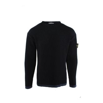 Stone Island Rundhals-Strickware - - Knitwear - Herren - Blau - L