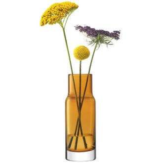 LSA International Utility Vase H19cm Bernstein, Amber/Orange