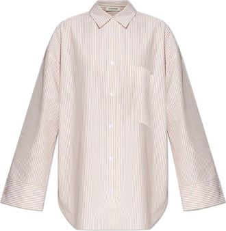 By Malene Birger Femme, Blouses et Chemises, Blanc, Taille: 42 FR Chemise Derris