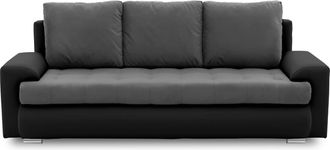 Generic Couch Tokio VII mit Schlaffunktion Best ECKSOFA! Eckcouch mit Bettkasten! HIT! (Jasmine 96 + Soft 11)