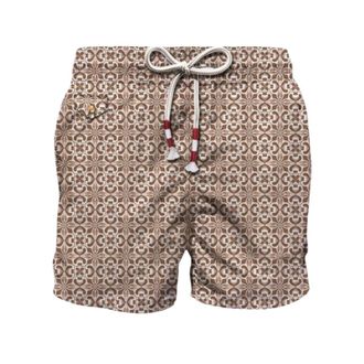 Saint Barth Homme, Maillots de bain, Multicolore, Taille: L Short de Bain Mi-Long Lighting