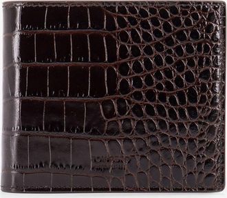 Tom Ford Crocodile-print leather wallet - TOM FORD - gender_Man