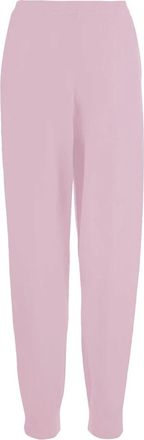 Allude Femme, Pantalons, Rose, Taille: 36 FR Pantalon en laine et cachemire