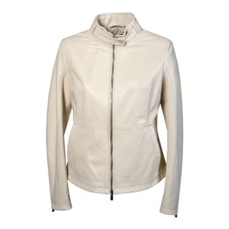 Baldinini Femme, Vestes, Beige, Taille: 52 FR Veste en cuir