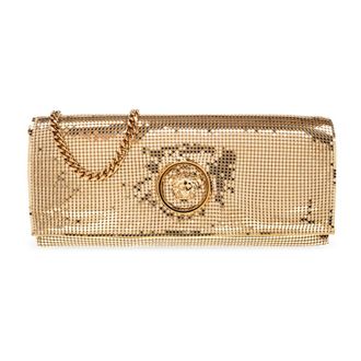 Versace Clutch mit schimmernden Kristallen - - Bags - Damen - Gelb - ONE SIZE