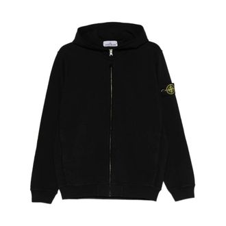 Stone Island Homme, Sweatshirts et sweats &agrave; capuche, Noir, Taille: L Stone Island Sweaters Black