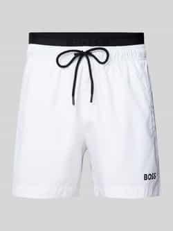HUGO BOSS Badehose mit elastischem Logo-Bund Modell AMUR