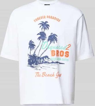 Dsquared2 Loose Fit T-Shirt aus reiner Baumwolle