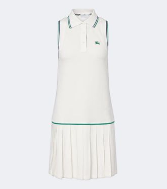 Burberry Robe Martina en coton piqu&eacute;