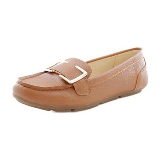 Calvin Klein Mocassins Plats Lydia pour Femme, Cognac, 39 EU