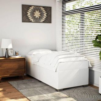 vidaXL Bettgestell Wei&szlig; 80x200 cm Kunstleder Vidaxl