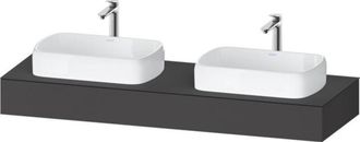Duravit Qatego Konsole, 1600x550x170mm, Ausschnitt links u. - Duravit