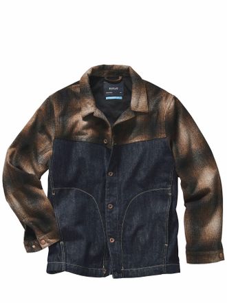 Replay Denim-Flanell-Hybridjacke