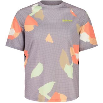 Maloja Damen B&uuml;schelsch&ouml;nM. T-Shirt, Smoky Purple Grid fieldflower, L