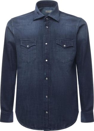 Sartorio Napoli Herren, Shirts, Blau, XLGröße