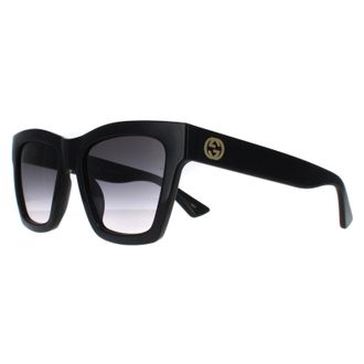 Gucci Square Womens Schwarz Grau Gradient GG1714S