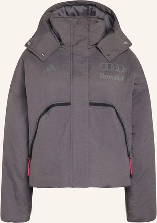 adidas Audi Revolut f1 Team Engineers & Marketing Puffer Jacke grau