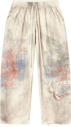 Vale Nostalgia graphic-print track pants - Nude
