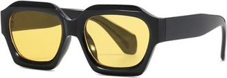 Generic Lunettes De Soleil Plage For Hommes Et Femmes, Idéales For La Conduite En Plein Air(Yellow)