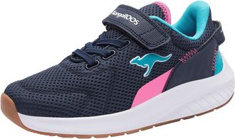 Kangaroos Damen K-Fort Jag EV Sneaker, dk Navy/neon pink, 38 EU