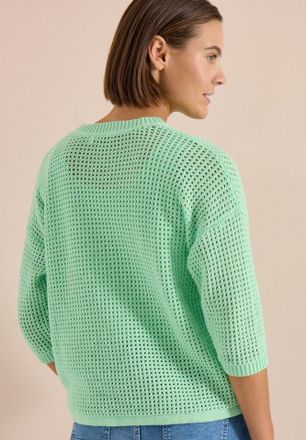 Cecil Strickpullover im Crochet-Look/moderner Sommerstrick