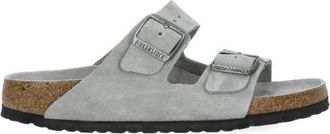 Birkenstock Femme, Chaussures, Gris, Taille: 43 EU Arizona Soft Footbed Narrow Fit