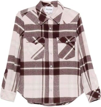 Kujten Lumber Check-pattern Button-down Shirt