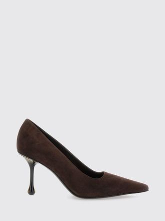 Jimmy Choo London Escarpins Ixia en cuir su&eacute;d&eacute; avec talon haut goutte deau
