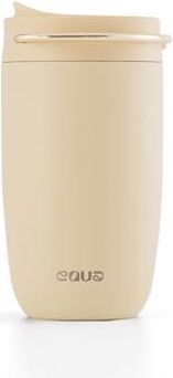 Equa Cup - Thermobecher aus Edelstahl mit Keramikbeschichtung - H&auml;lt bis zu 4 Stunden hei&szlig; - 100% auslaufsicher & mit Silikonboden - umweltfreundlich & sty