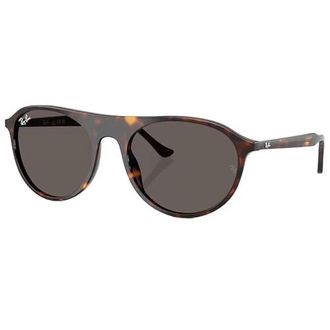 Ray-Ban Lunettes de soleil unisexe-adulte, Havane/gris fonc&eacute;, 56 mm