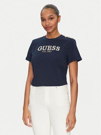 Guess T-Shirt W5GI15 K8FQ4 Dunkelblau Regular Fit
