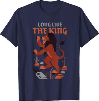 Disney Villains Scar Lion King Long Live the King Heraldic T-Shirt