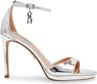 Steve Madden Sandale &agrave; talons hauts Evers - Femme - Chaussures - Gris - Taille: 38 1/2 EU