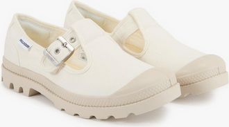 Palladium Chaussures Pampa M-Jane Washed en coton piqu&eacute; m&eacute;lang&eacute;