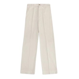 Fay Femme, Pantalons, Beige, Taille: W30 Wide Pantalons