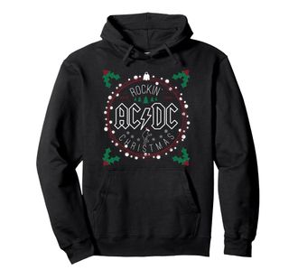 AC/DC Offizielles AC/DC Rockin Christmas Weihnachten Rock Musik Pullover Hoodie