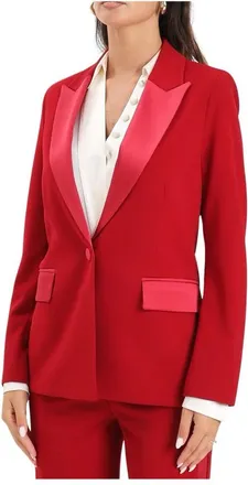 Vicolo Femme, Vestes, Rouge, Taille: 40 FR Giacca Sfiancata