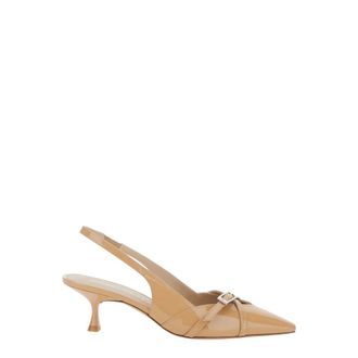 Stuart Weitzman Femme, Chaussures, Beige, Taille: 36 EU Georgie Slingback 50