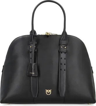 Pinko Pinko, Femme, Sacs, Noir, Taille: ONE Size Escape Maxi Bowling Bag