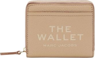 Marc Jacobs Femme, Accessoires, Brun, Taille: ONE Size Portefeuille Mini Compact en Cuir